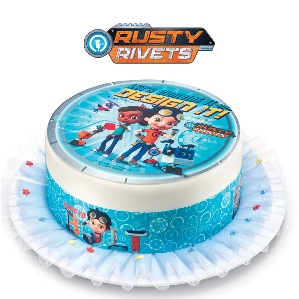 RUSTY RIVETS ΣΧΕΔΙΟ ΓΙΑ ΤΟΥΡΤΑ ΓΕΝΕΘΛΙΩΝ - Kardasis Decorations