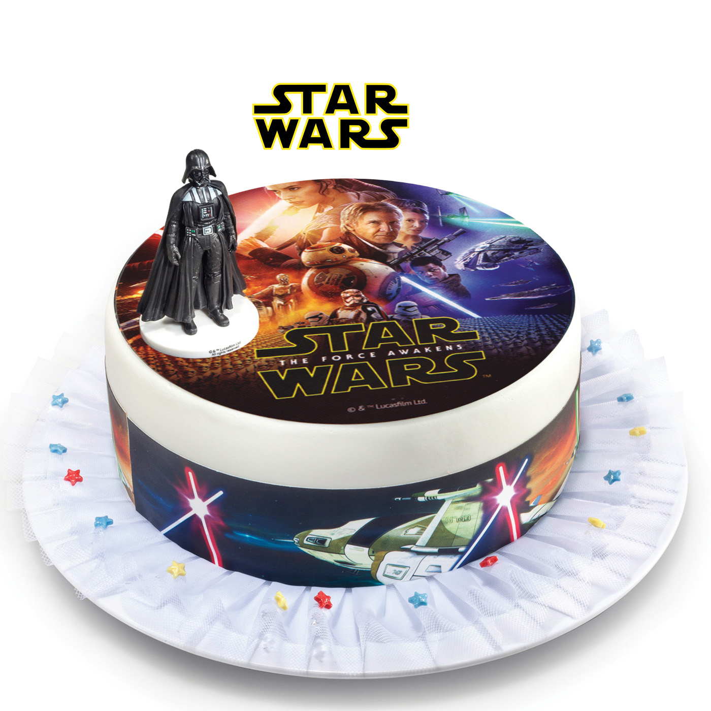 STAR WARS ΣΧΕΔΙΟ ΓΙΑ ΤΟΥΡΤΑ ΓΕΝΕΘΛΙΩΝ - Kardasis Decorations