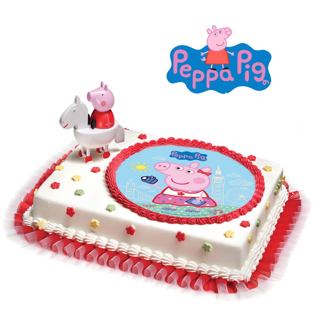 PEPPA PIG ΣΧΕΔΙΟ ΓΙΑ ΤΟΥΡΤΑ ΓΕΝΕΘΛΙΩΝ - Kardasis Decorations