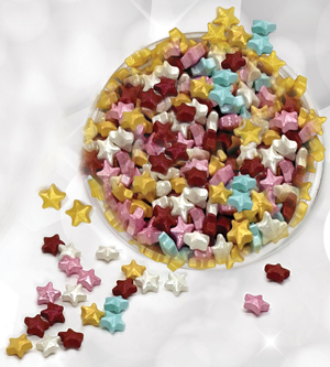 ΖΑΧΑΡΩΤΑ ΔΙΑΚΟΣΜΗΤΙΚΑ ΑΣΤΕΡΑΚΙΑ 3D (REGULAR SIZE) - Kardasis Decorations