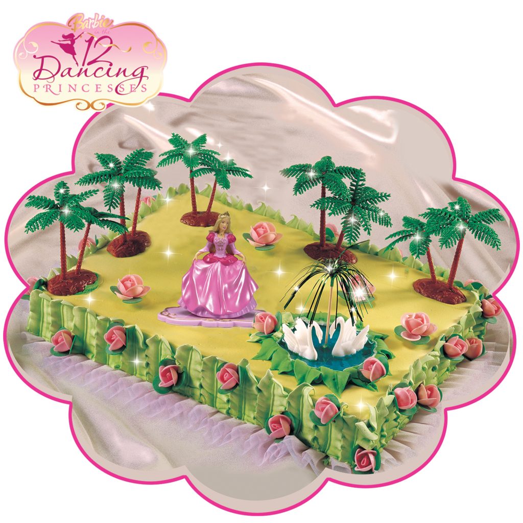 BARBIE ΜΕ ΦΟΙΝΙΚΕΣ ΣΧΕΔΙΟ ΓΙΑ ΤΟΥΡΤΑ ΓΕΝΕΘΛΙΩΝ - Kardasis Decorations