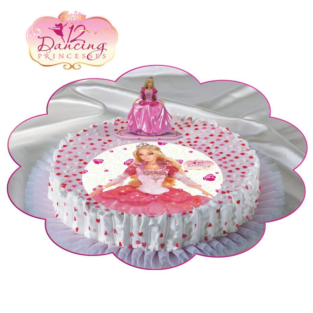 BARBIE ΜΕ ΚΑΡΔΙΕΣ ΣΧΕΔΙΟ ΓΙΑ ΤΟΥΡΤΑ ΓΕΝΕΘΛΙΩΝ - Kardasis Decorations
