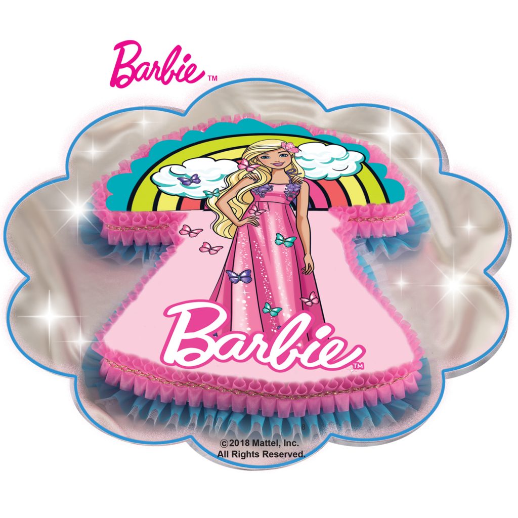 BARBIE CUT OUT ΣΧΕΔΙΟ ΓΙΑ ΤΟΥΡΤΑ ΓΕΝΕΘΛΙΩΝ - Kardasis Decorations