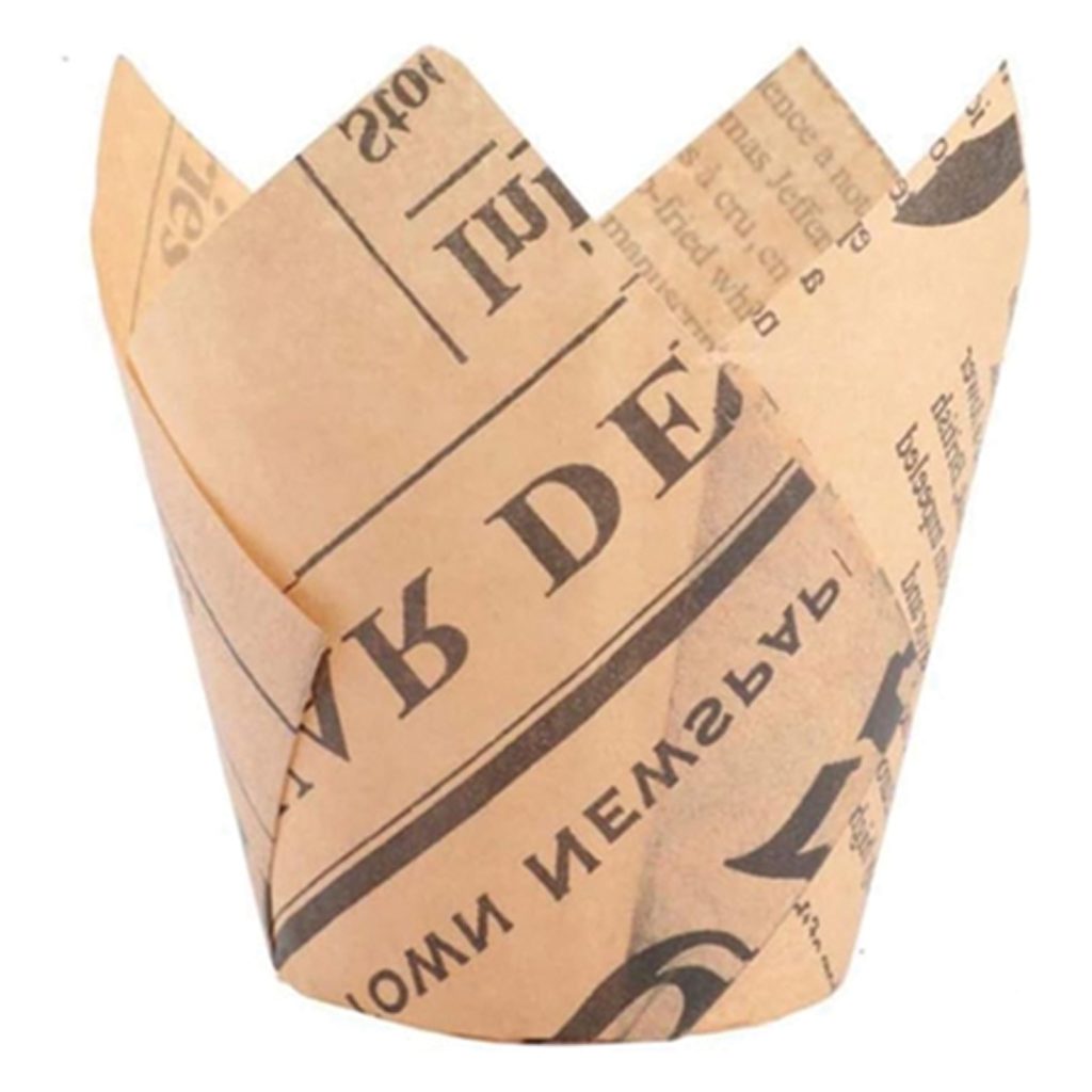 ΚΥΠΕΛΛΑΚΙΑ-ΘΗΚΕΣ ΓΙΑ CUPCAKES- MUFFINS "NEWSPAPER" - Kardasis Decorations